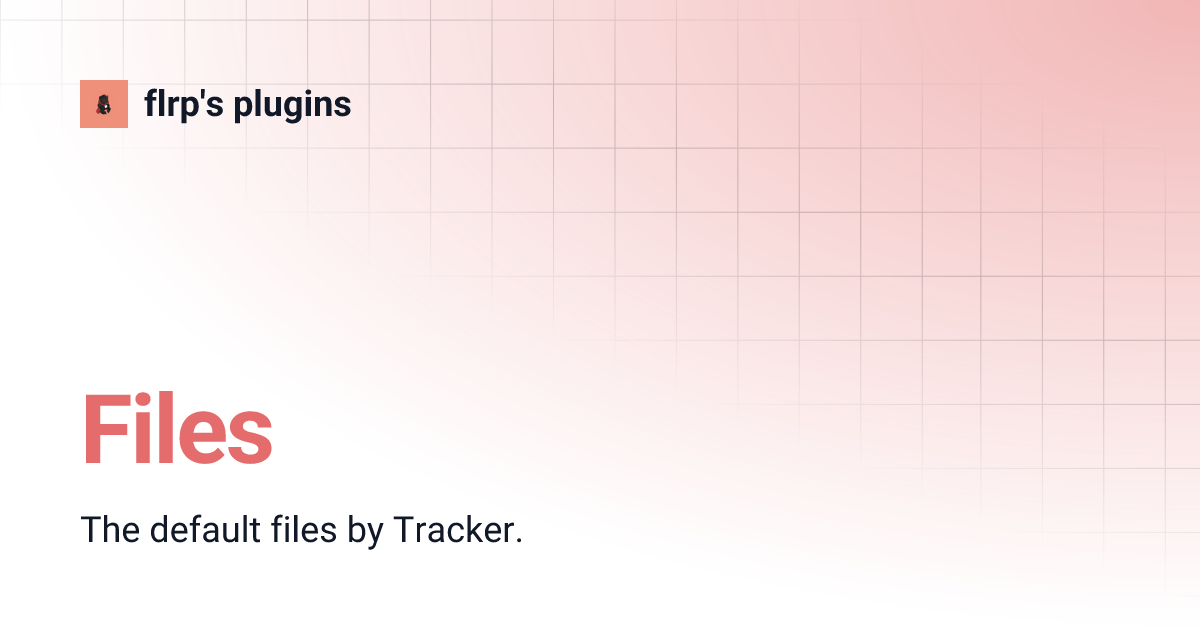 Files | flrp's plugins